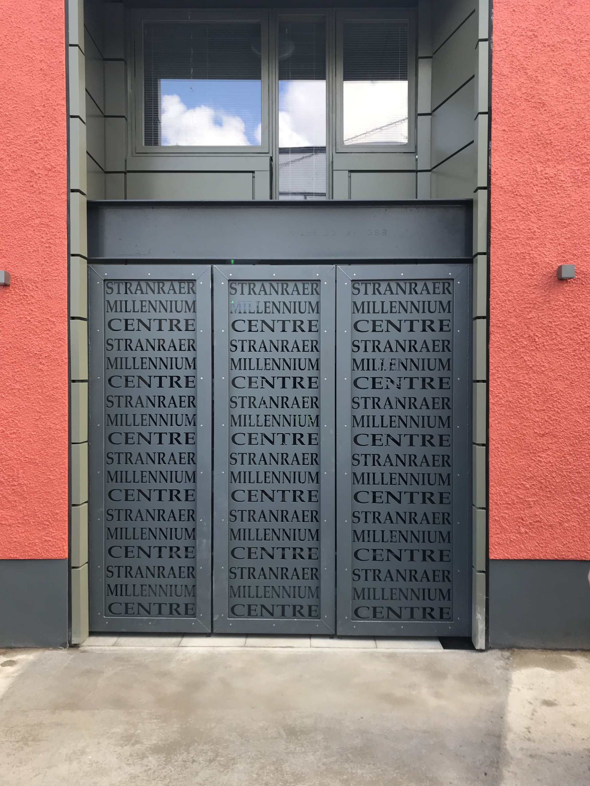 Not a bad look for security doors! - Miller Steel