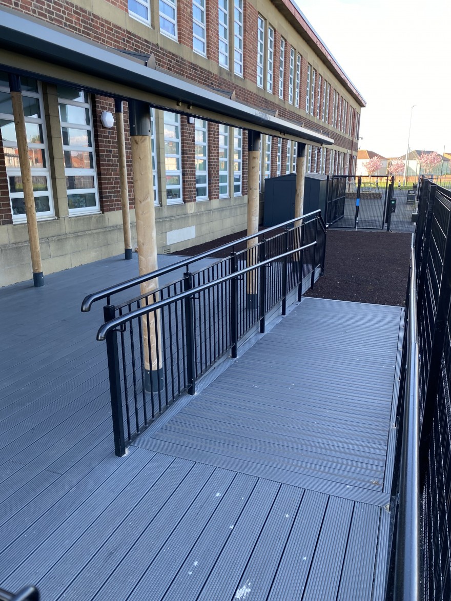 Ramp balustrade - Miller Steel